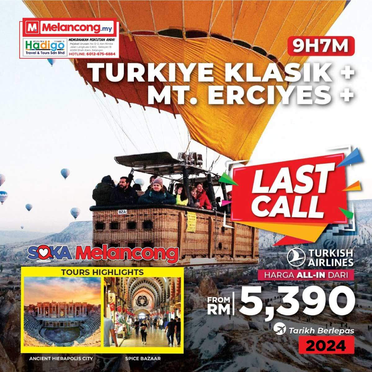 Pakej Turki Pilihan Popular [2024] | Melancong.my